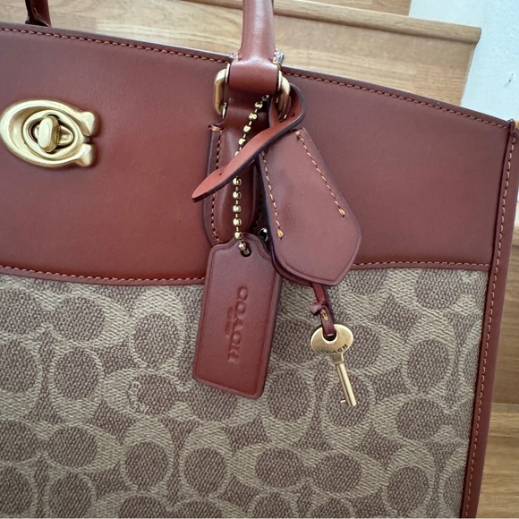 Coach | Bags | Coach Brooke Carryall In Signature Canvas Bag Ce73 ...